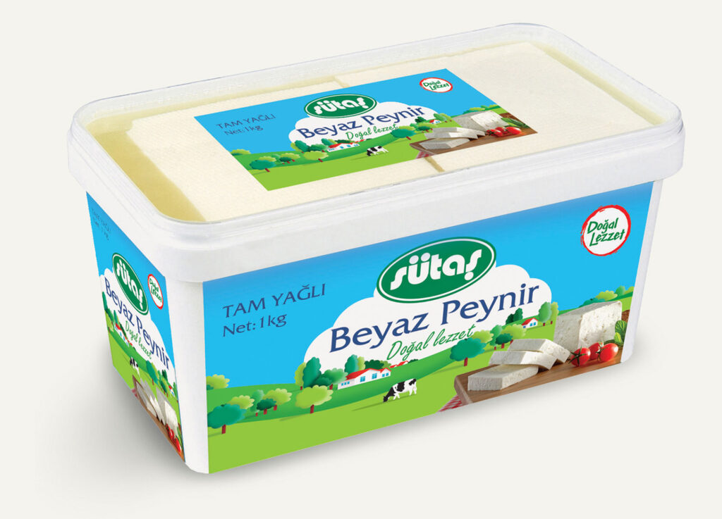 SUTAS FULL FAT WHITE CHEESE / TAM YAGLI BEYAZ PEYNIR 8 X 1000 GR – Dara ...
